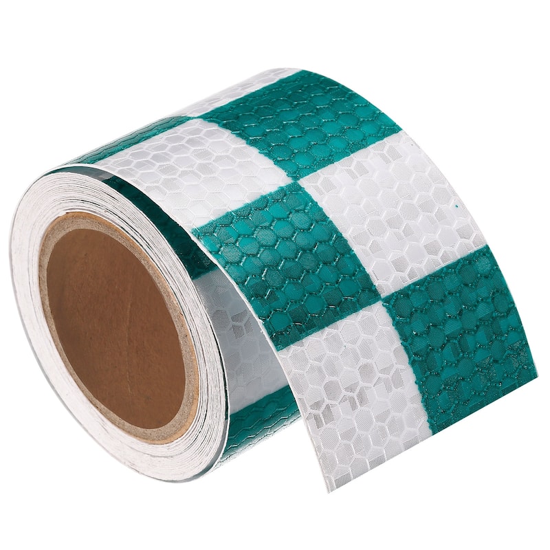 Reflective Tape, 1 Roll 10 Ft x 2-inch Safety Tape Reflector, Square ...