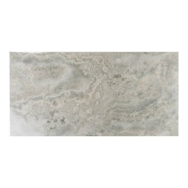 Splendor 24 in. x 48 in. Lappato White Porcelain Rectangular Wall and ...
