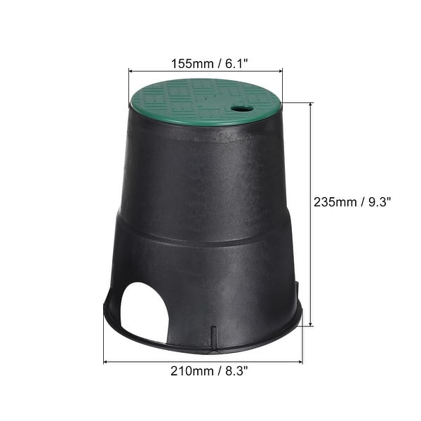 6 Inch Sprinkler Valve Box, Irrigation Valve Box Round Circular Valve ...