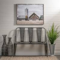 Galvanized Metal Iron Bench - 5.85 x 19.5 x 40 - On Sale - Bed Bath ...
