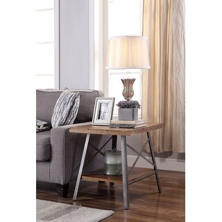 End Table (2Pc Pk) in Weathered Oak & Sandy Black - Bed Bath & Beyond ...