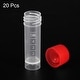 Test Tubes Frozen Tube Graduated Vial Container Screw Cap, 20pcs ...