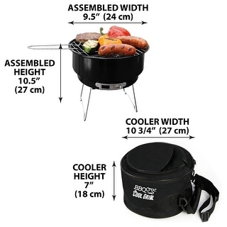 Portable BBQ Croc COOL GRILL – Cooler & Grill All in One - Bed Bath ...