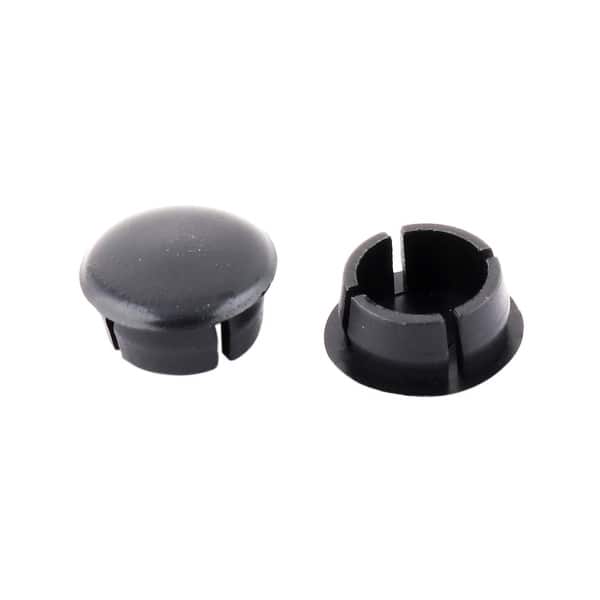 Household Plastic Flush Type Locking Hole Plug Caps Black 14mm Fit Dia ...