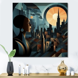 Designart "Portait Harlem Renaissance II" African American Art Wall Art ...
