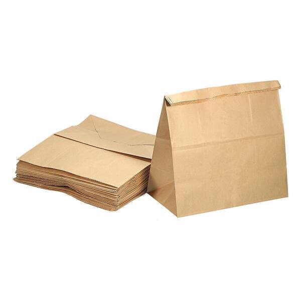 Paper Bags Brown Paper Grocery Bag 6lb 11x5.9x11 inch 70g, Pack of 50 ...