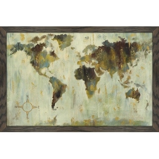 "Bronze World Map" Print on Acrylic - Bed Bath & Beyond - 36531008