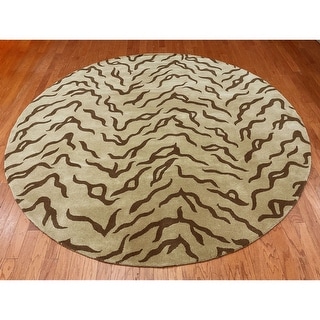 HERAT ORIENTAL Handmade Tibetan Zebra Wool Rug Collection - On Sale ...