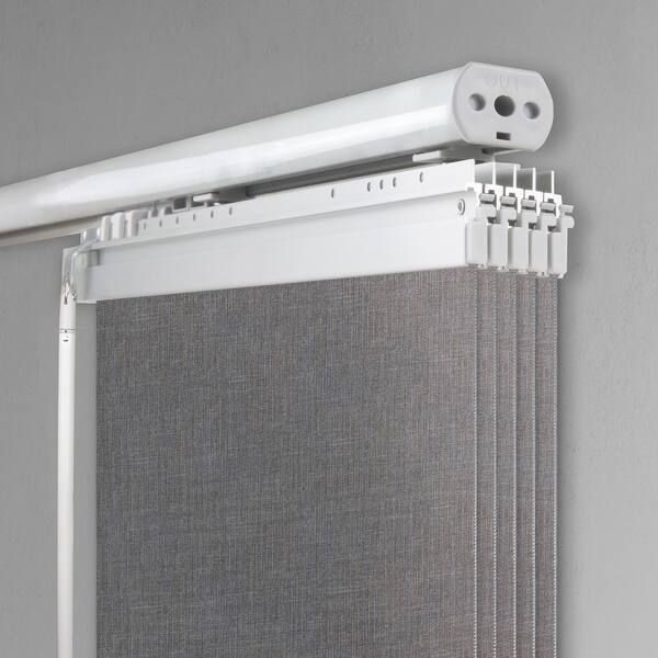 InStyleDesign Charc 5-Panel Single Rail Panel Track Extendable 58"-110 ...