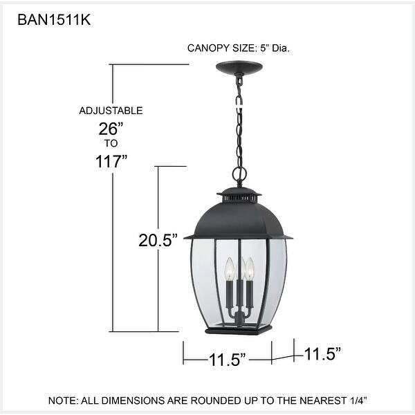 Bain 3-Light Mystic Black Mini Lantern Pendant - Bed Bath & Beyond ...