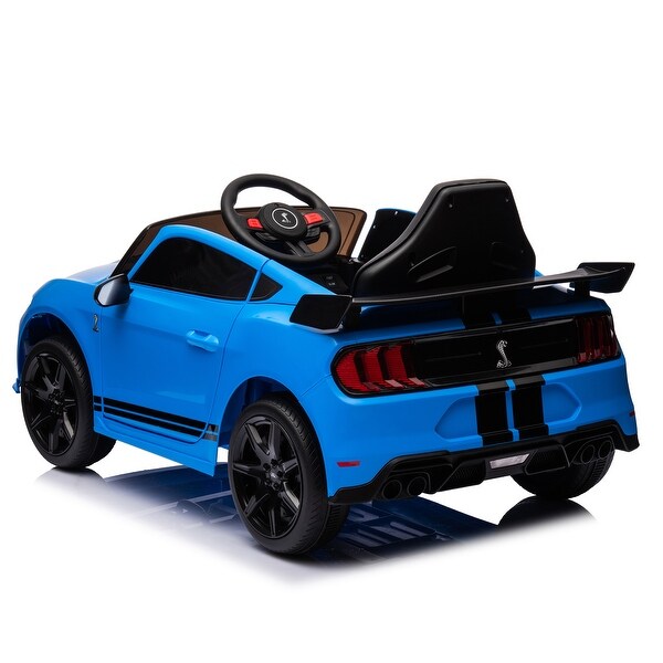 12V Ford Mustang Shelby GT500 Ride On Car for Kids with Built in Radio Bluetooth Bed Bath Beyond 41261668