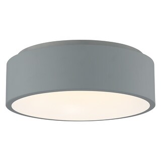 Radiant 1-light Gray LED Flush Mount - Bed Bath & Beyond - 28669522