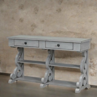 Retro Console Table with Ample Storage for Entrance - Bed Bath & Beyond ...