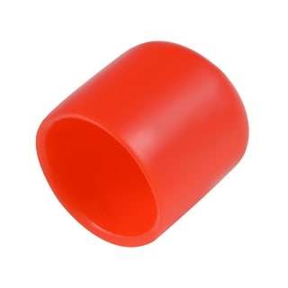 15pcs 21mm Round Red Vinyl End Cap Screw Thread Protector Rubber Caps ...