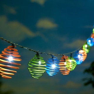 Curvet Multi Color Solar String Lights - Professional Series - Bed Bath ...