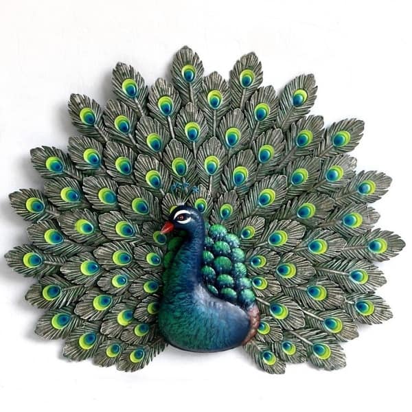 Peacock Metal Wall Decor - Bed Bath & Beyond - 42257075