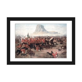 iCanvas "The Battle of Isandlwana The Last Stand of the 24th Regiment ...