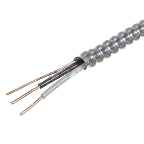 5905.51 in. Cylindrical Silver Armoured Cable 600V American ...