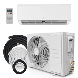 18000 Btus Mini Split Air Conditioner with Heat Pump, Cools Up to 1250 ...