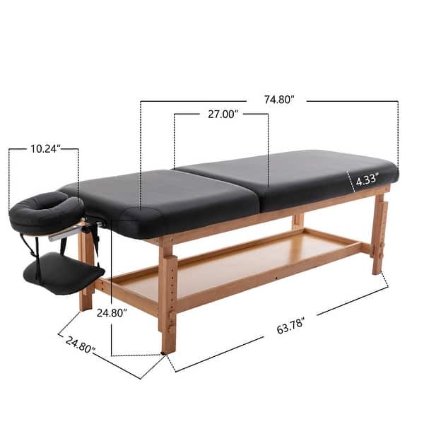 Stationary Massage Table Treatment Clincal Beauty Bed /PU Spa Bed - Bed ...