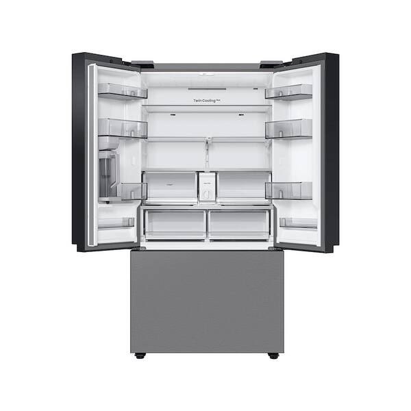Samsung Bespoke 3-Door French Door Refrigerator (24 cu. ft.) with ...