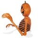48in Groundbreaking Pumpkin Skeleton Creepy Outdoor Halloween Decor ...