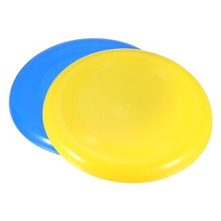 9 Inch Flying Disc, 2 Pack Outdoor Playing Training Soft Flyer Disk ...