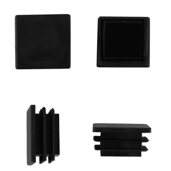 30 Pcs 30mmx30mmx17mm Pipe End Caps Square Bung Tubing Insert Plugs ...