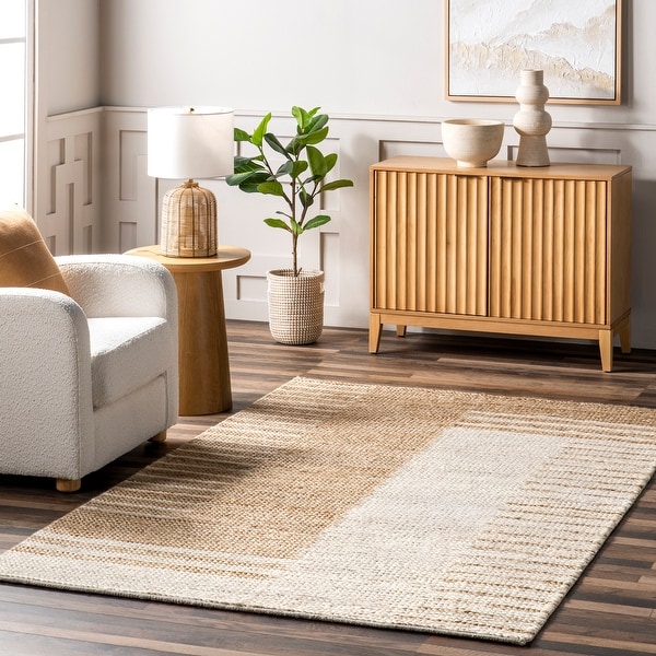 Alexander Home Emily Modern Farmhouse Hand Woven Jute Rug - On Sale ...
