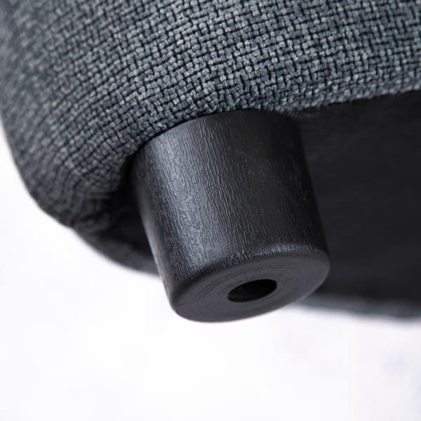 Large round chair with storage linen fabric for living room hotel with ...