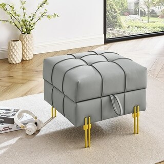 Modern multi-purpose design footstool with storage - Bed Bath & Beyond ...