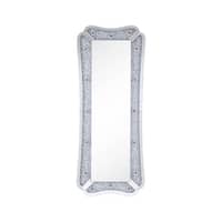ACME Noralie Accent Mirror in Mirrored and Faux Diamonds - Bed Bath ...