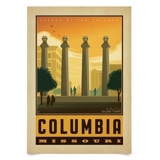 Asa Columbia Mo by Anderson Design Group Poster Art Print ...