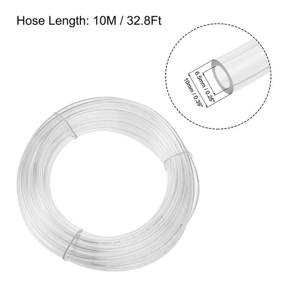 Pneumatic OD Polyurethane PU Air Hose Tubing Kit with 8 Pcs Push to ...