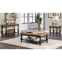 Furniture of America Harrington Farmhouse 48-inch 1-Shelf Coffee Table ...