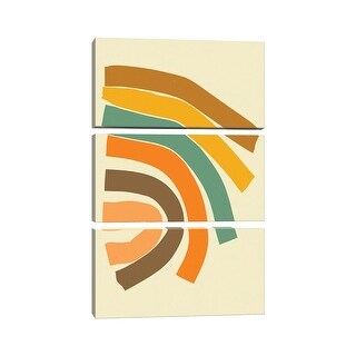 iCanvas "Bend II" by Jazzberry Blue 3-Piece Canvas Wall Art Set - Bed ...