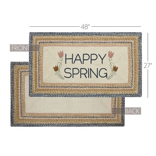 Kaila Happy Spring Jute Rug Rect w/ Pad 27x48 - Bed Bath & Beyond ...