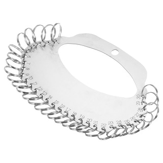 30 Rings Stainless Steel Key Organizer Keyring Holder Management ...