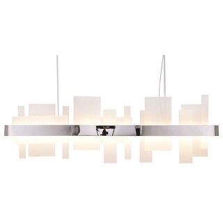 Chrome Metal LED Lighting with Acrylic Blocks - Bed Bath & Beyond ...