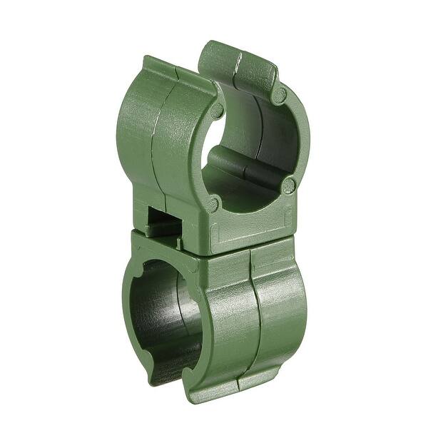 PP Plastic Gardening Universal Clip for 16mm Dia Plant Stakes 12pcs ...