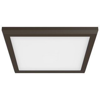 Blink Pro 13W 9in LED Fixture CCT Selectable Square Shape Bronze Finish ...