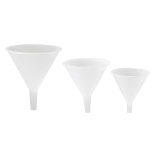 Hutzler Plastic Funnel 3-Piece Set, Includes 4oz, 8oz, and 16 oz ...