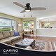 Reed 52-inch Indoor Ceiling Fan with Pull Chain,Dimmable LED Light Kit ...