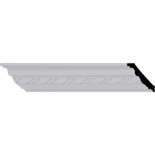 Classic Twist Crown Moulding - 2 7/8"H x 2 3/4"P x 3 7/8"F x 94 1/2"L ...