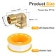 Brass Right Angle Pipe Fitting, Connector for Fluid Gas Fuel Pipe ...