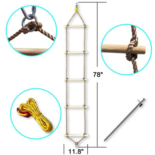 Ninja Warrior Obstacle Course Ninja SlackLine 50ft Ninja Line ...