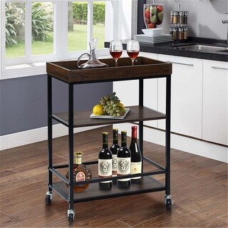 Retro Kitchen Serving Cart and Islands, Rolling Cart with Storage, Bar ...