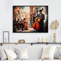 Designart "Harlem Renaissance Awakening I" Harlem Renaissance Black ...