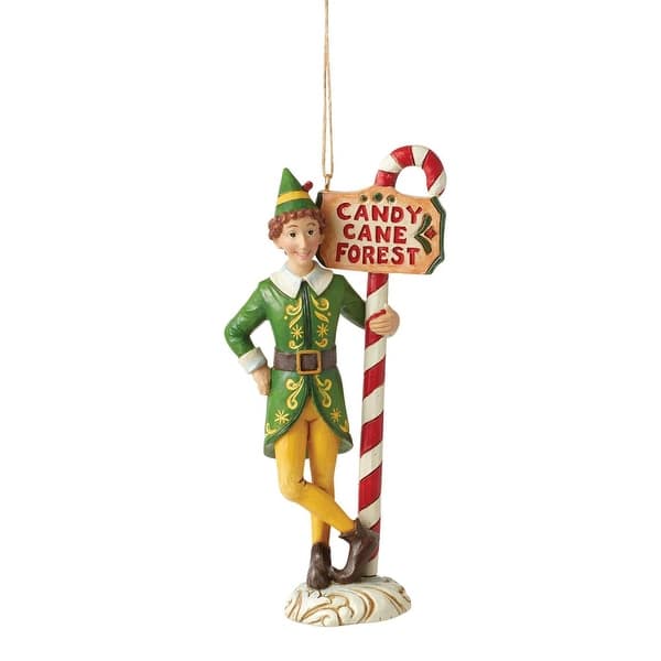 Buddy the Elf Candy Cane Forest Ornament - Bed Bath & Beyond - 39199947