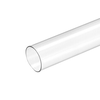 Plastic Pipe Rigid Tube Clear 1"(26mm) ID 1.1"(28mm) OD 17" (425mm ...